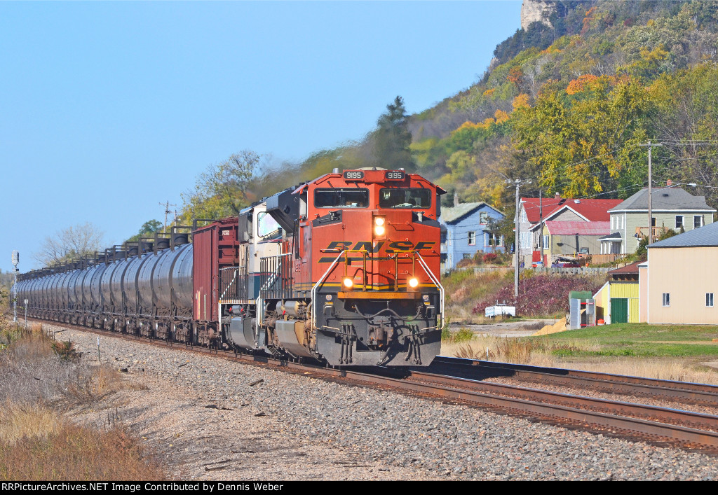 BNSF 9195, BNSF's St.Croix Sub.